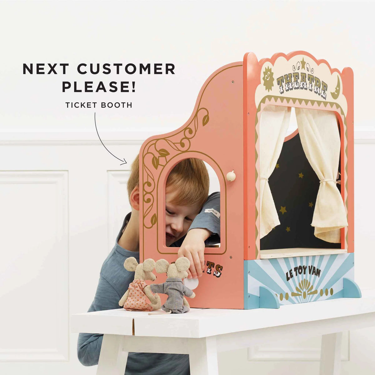 Tabletop Puppet Wooden Theatre – The Toybox Ironbridge